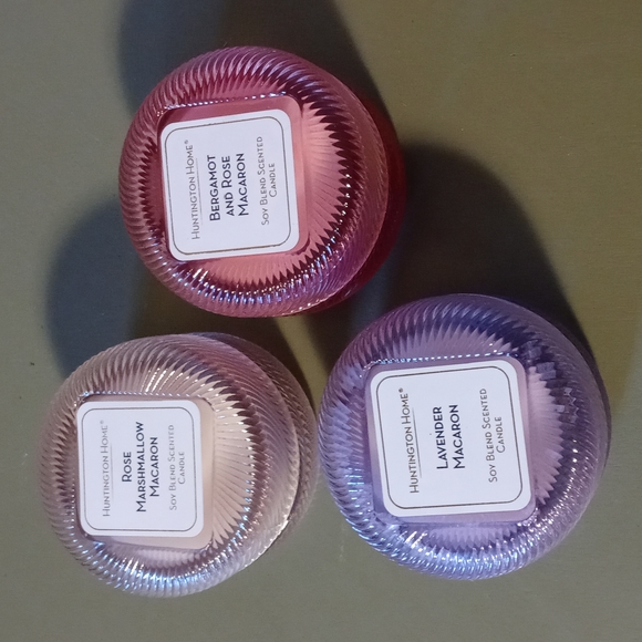 Huntington Home | Accents | Set Of 3 Boxed Small Travel Candles Glass ...